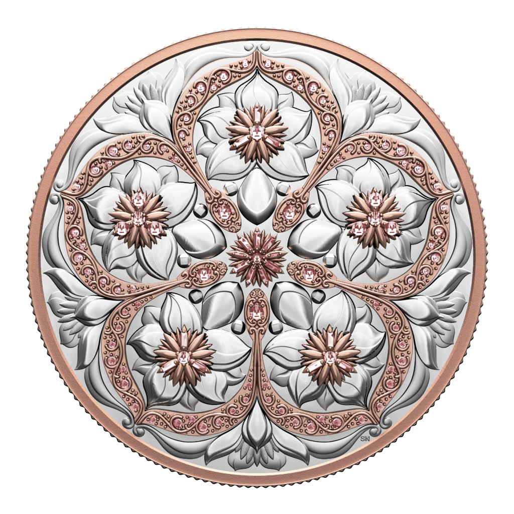 Mint releases two elite pink diamond Opulence coins - Canadian Coin News