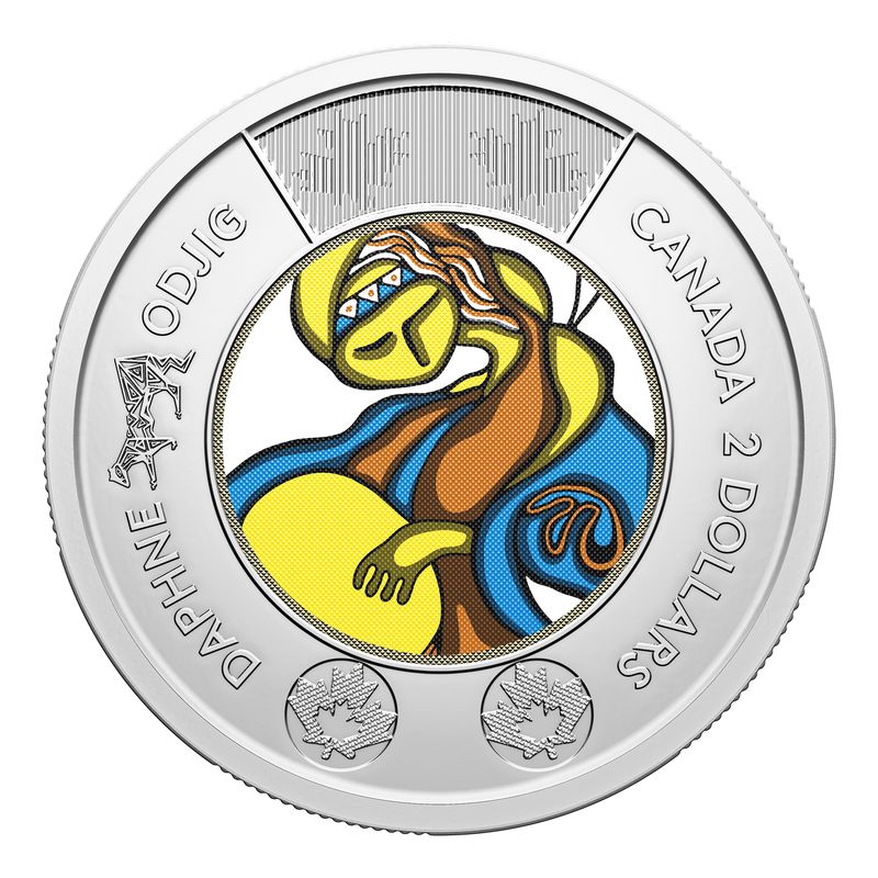 Odjig’s art enters circulation on $2 coin - Canadian Coin News