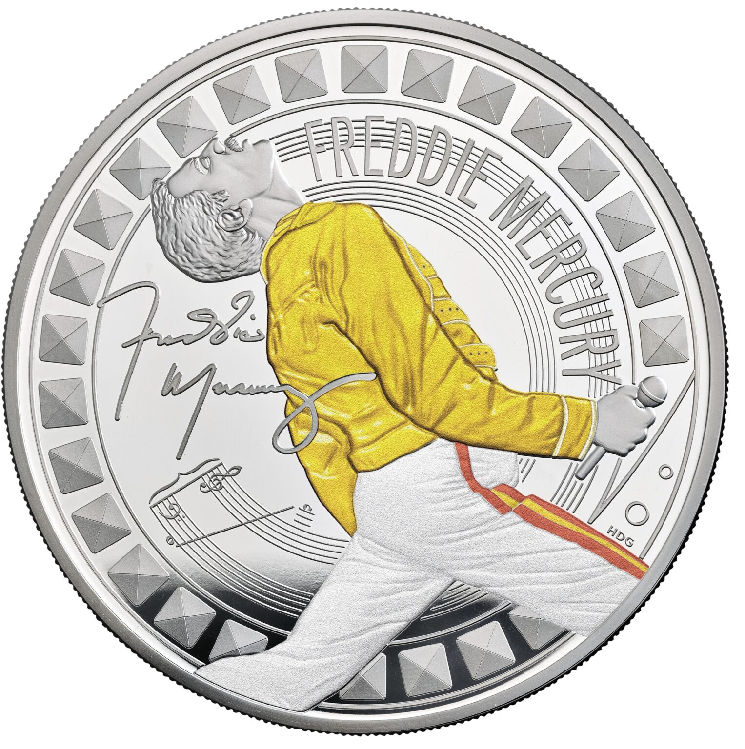 Freddie Mercury honoured with new UK coin in Music Legends Series ...