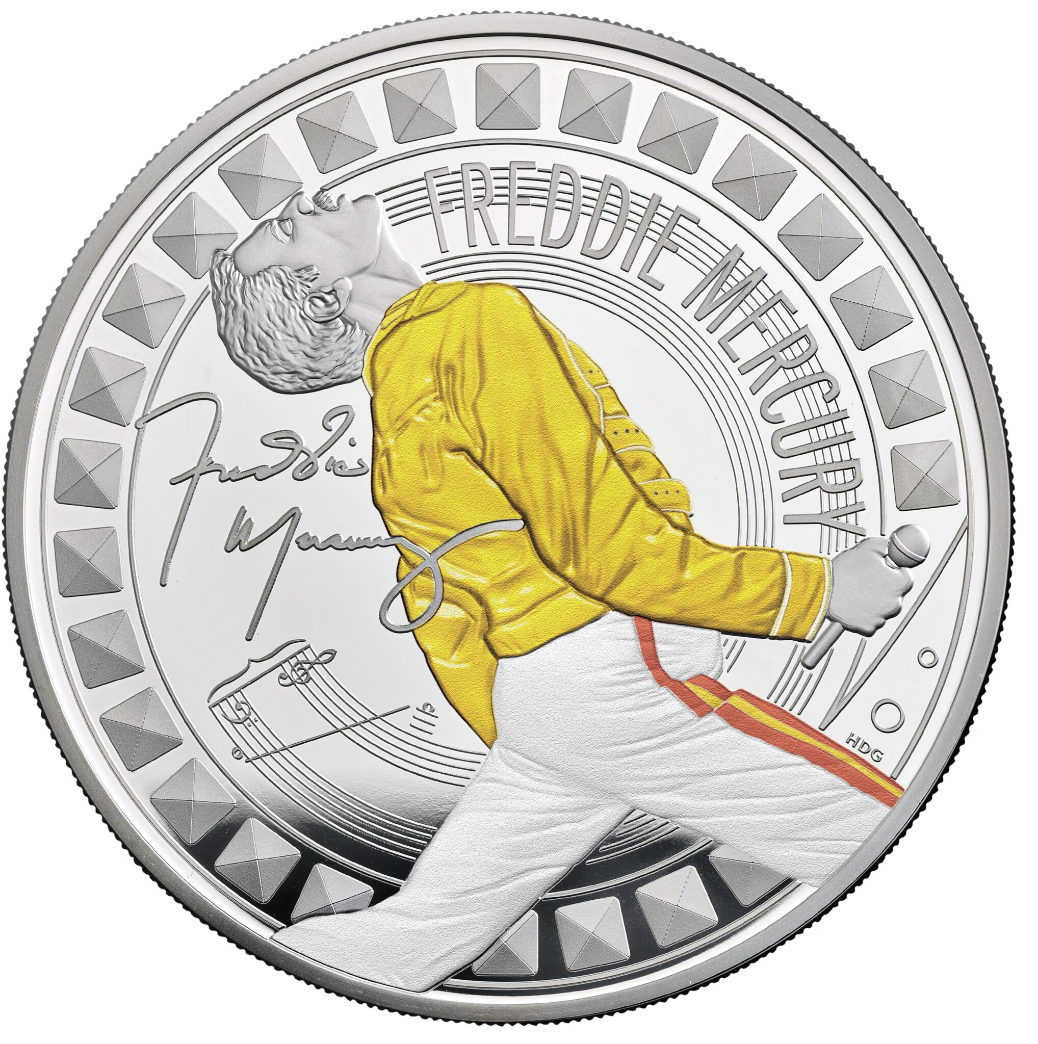 Freddie Mercury honoured with new UK coin in Music Legends Series ...