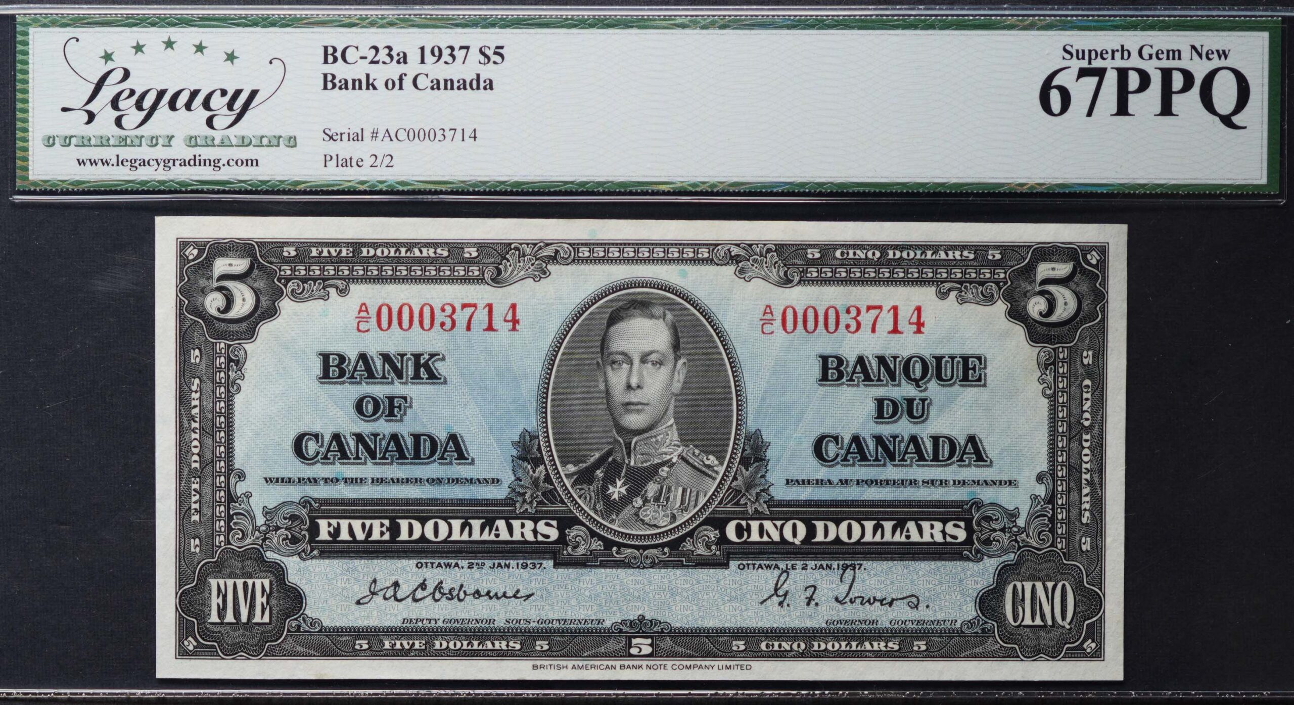 Scarce banknotes, Newfoundland gold and historic medals headline TCNC ...